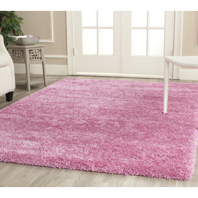 Safavieh Shag Pink Indoor Area Rug & Reviews | Wayfair