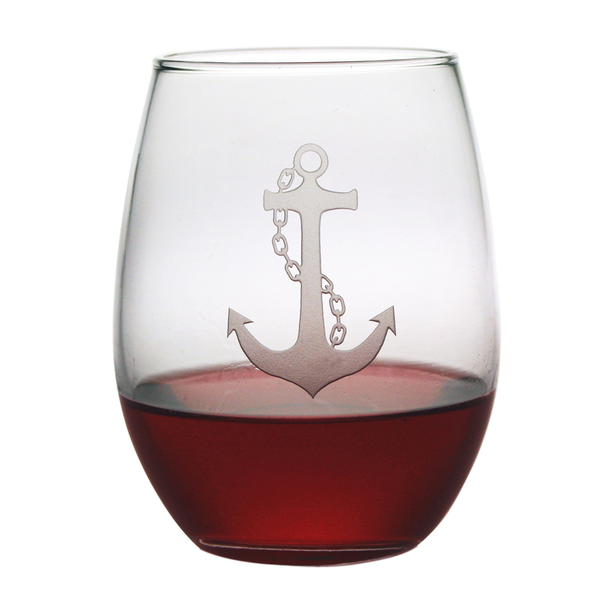Susquehanna Glass Anchor Stemless Wine Glass And Reviews Wayfair