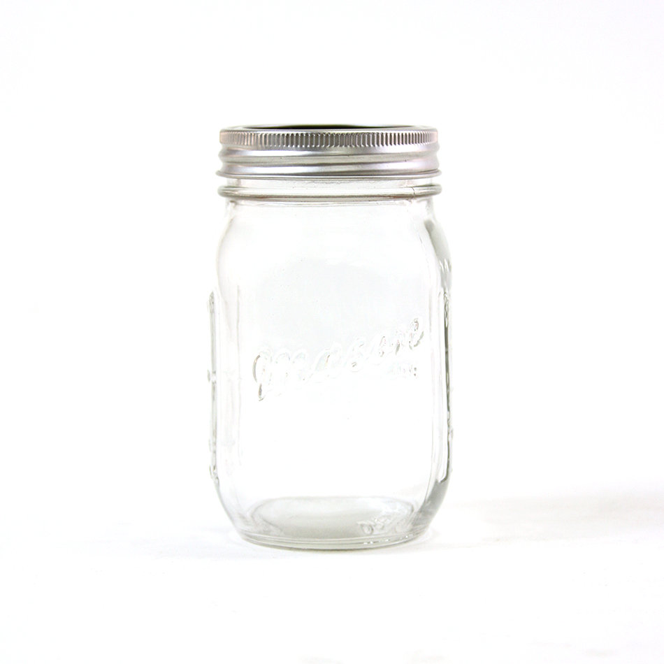 Koyal Wholesale Vintage Glass 16 Oz. Mason Jar & Reviews | Wayfair Koyal Wholesale Vintage Glass 16 Oz. Mason Jar & Reviews | Wayfair