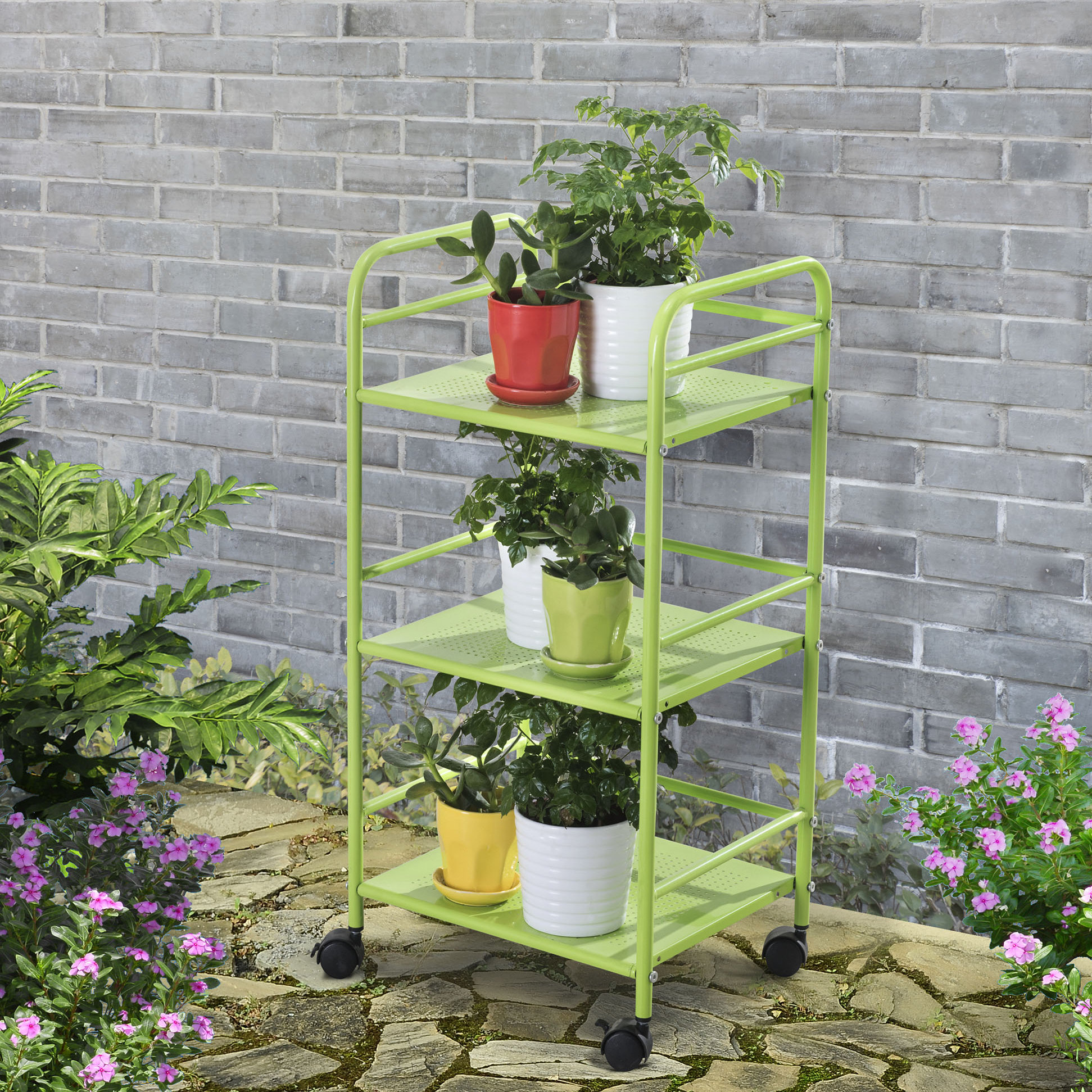 Sunjoy Rectangular Plant Stand & Reviews | Wayfair