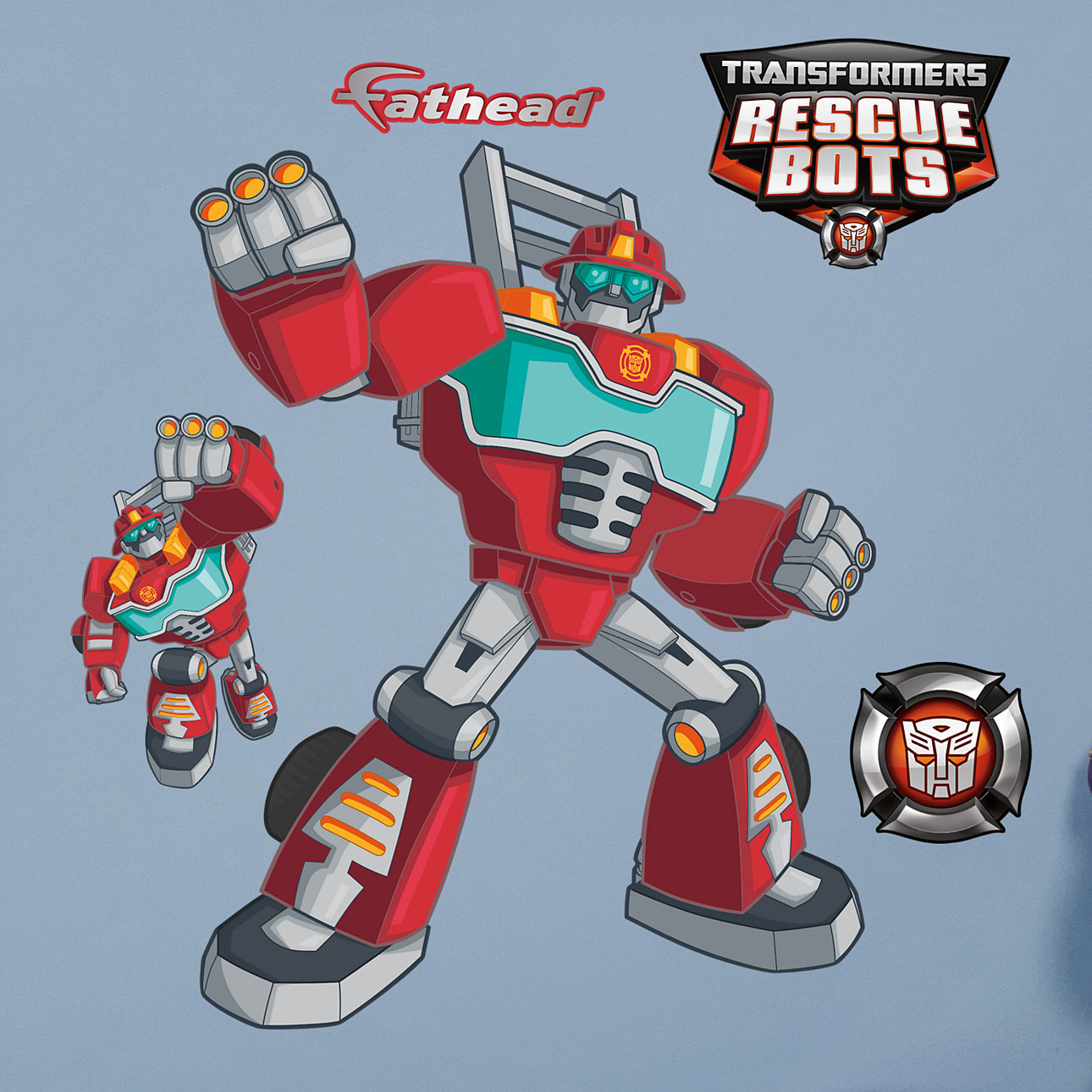 Fathead Hasbro Transformers Heatwave Rescue Bots Peel and Stick Wall ...