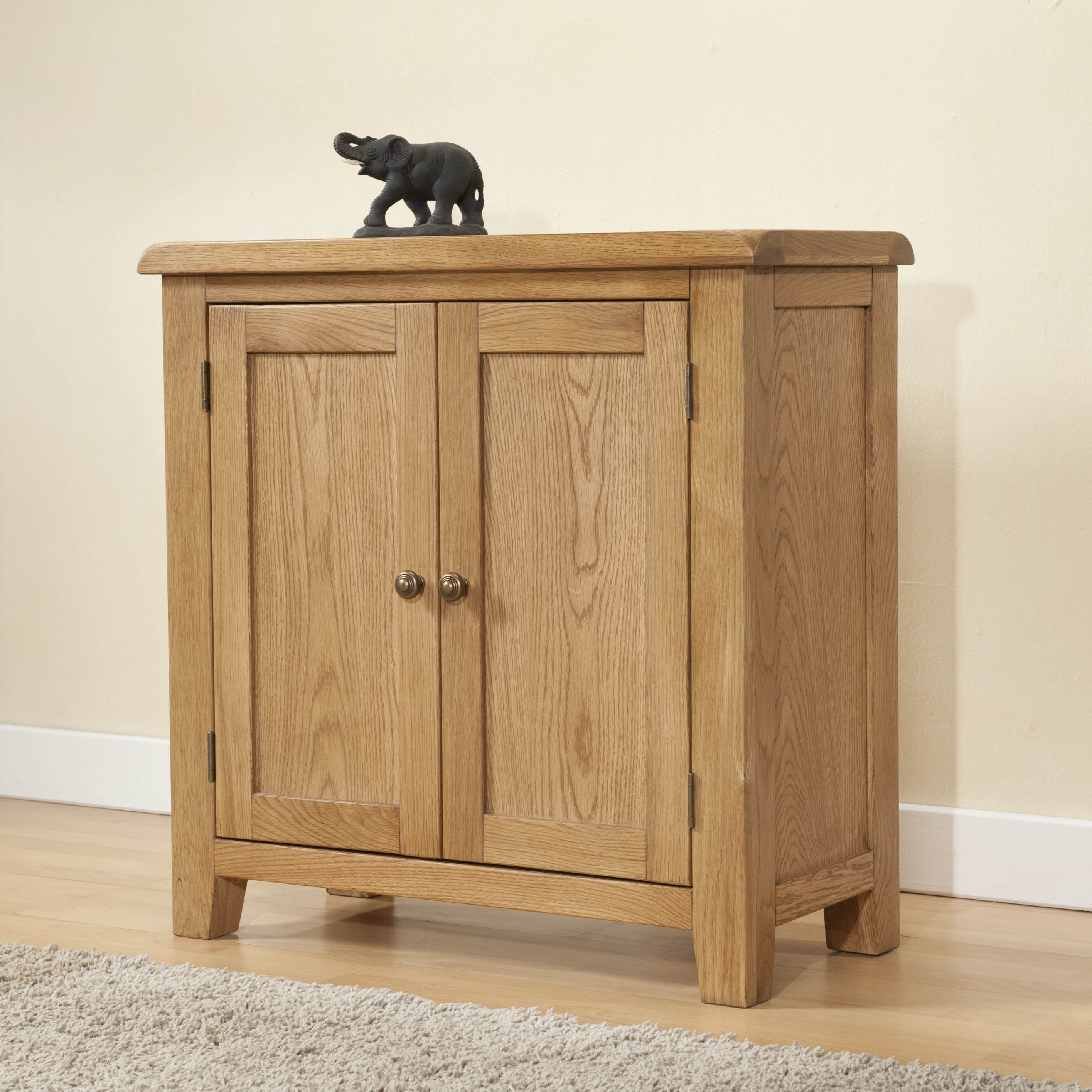Hazelwood Home Rothbury 2 Doors Small Cabinet | Wayfair UK