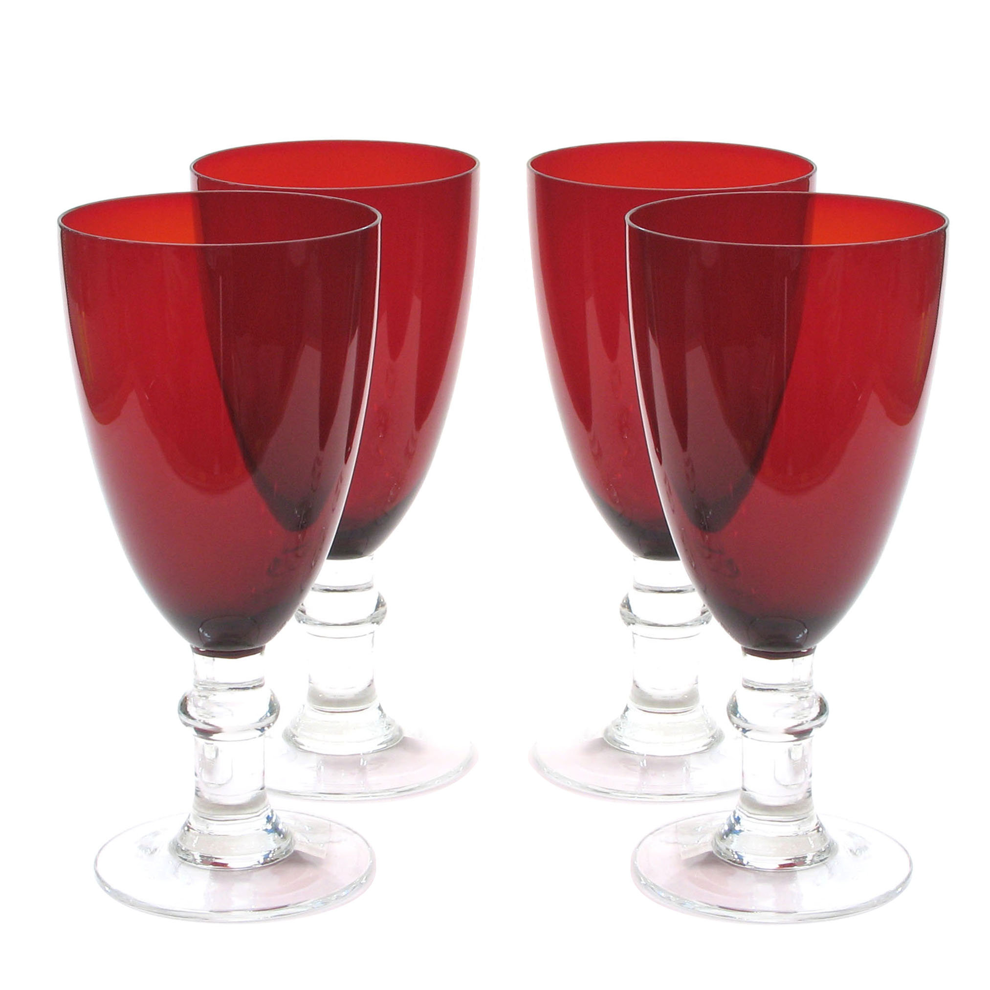 Certified International Glass Stemware 16 Oz.Stemmed Water Glass ...