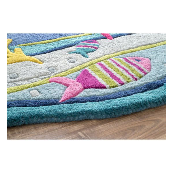nuLOOM Kinder Under the Ocean Blue Area Rug & Reviews | Wayfair