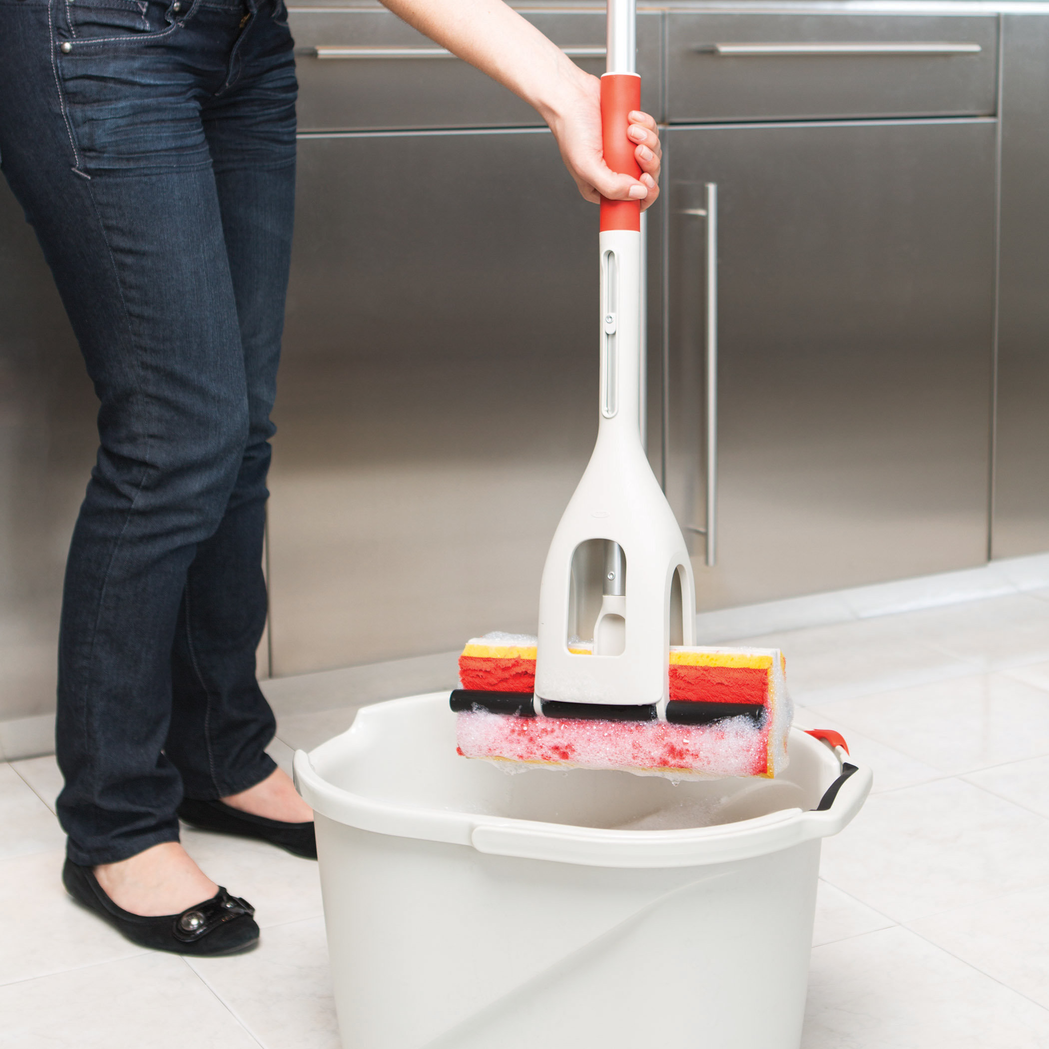 OXO Good Grips Double Sided Flip Mop & Reviews | Wayfair OXO Good Grips Double Sided Flip Mop & Reviews | Wayfair
